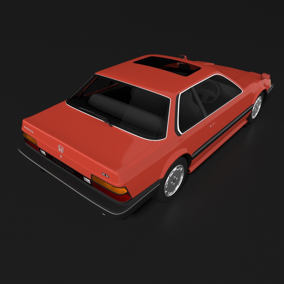 3D Model Honda Prelude - TurboSquid 2340620