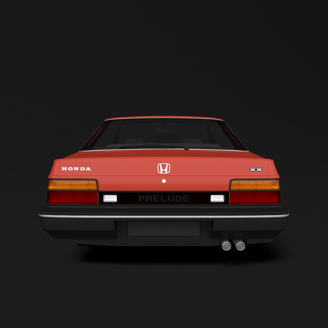 3D Model Honda Prelude - TurboSquid 2340620