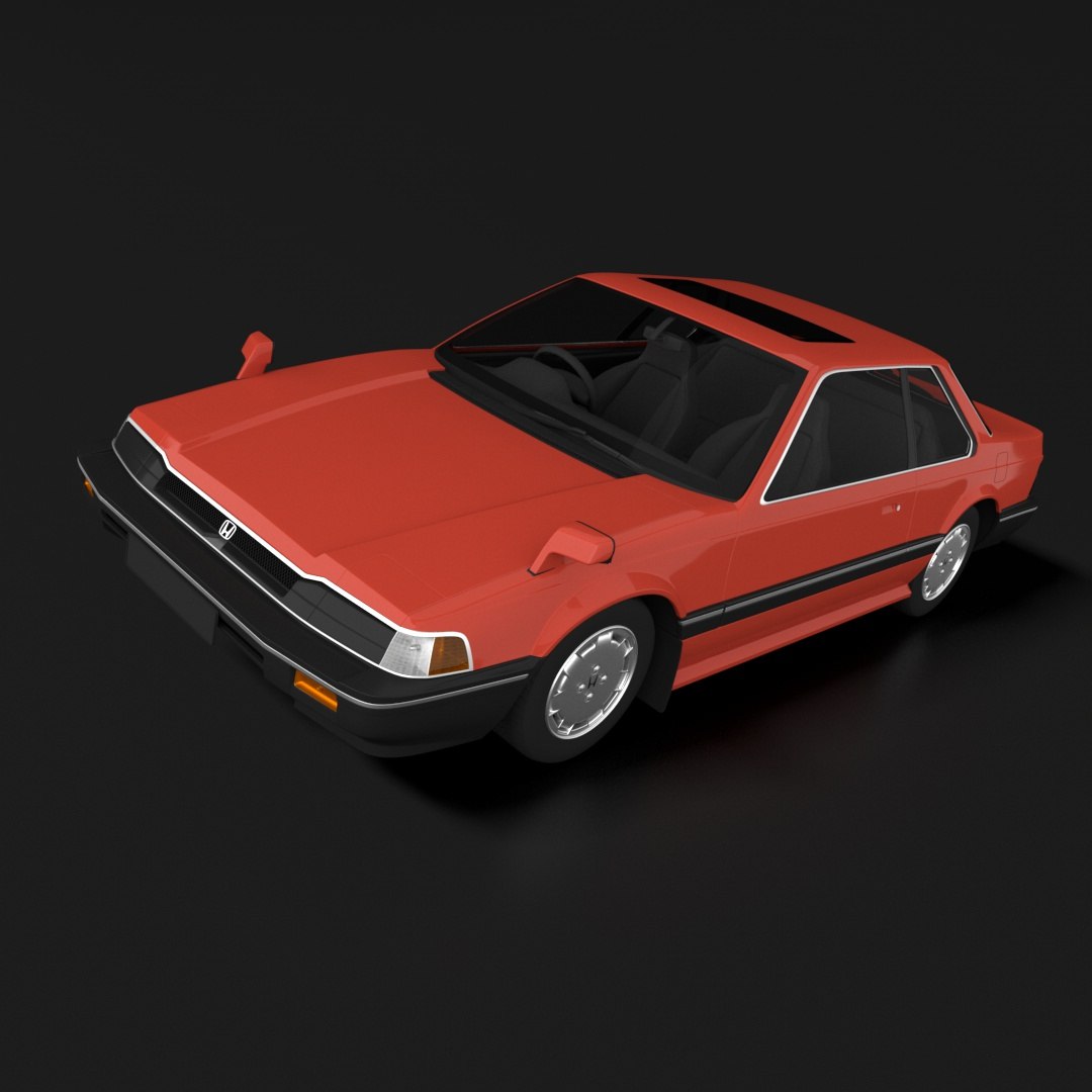 3D Model Honda Prelude - TurboSquid 2340620