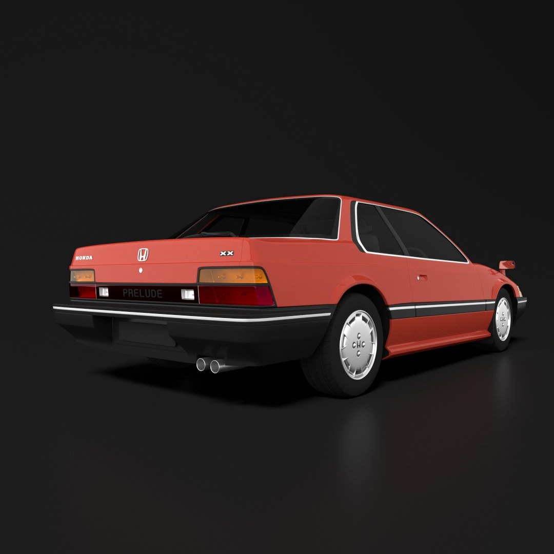 3D Model Honda Prelude - TurboSquid 2340620