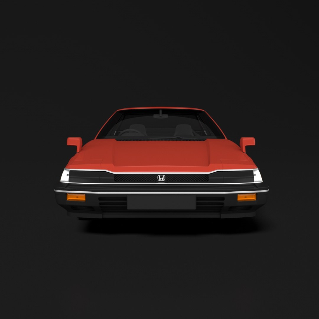 3D Model Honda Prelude - TurboSquid 2340620