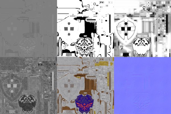 modelo 3d Modelo 3D de Hylian Shield PBR Game Ready - TurboSquid 1412020