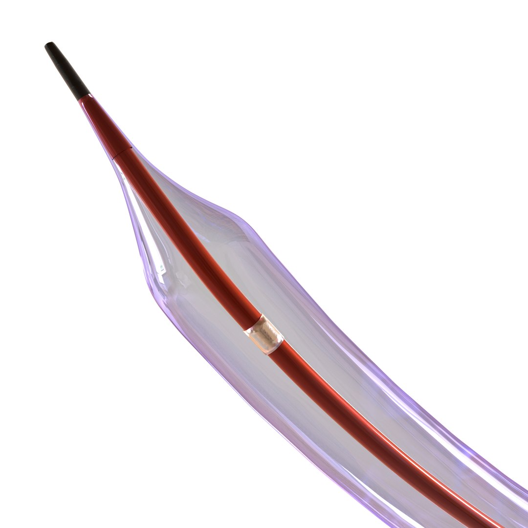 Medical Balloon Catheter PCI Angioplasty Device 3D Model 3D ...