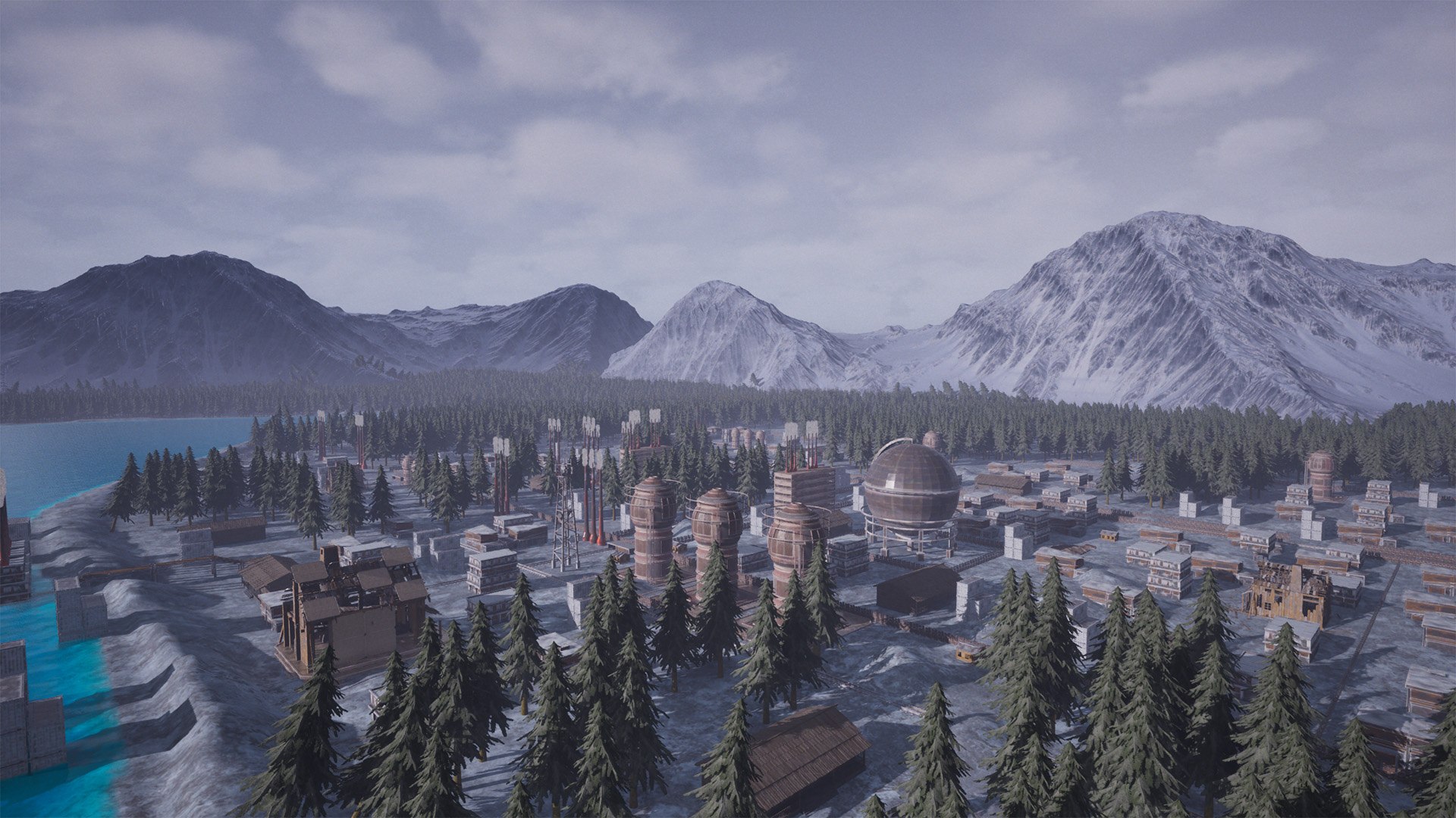 3D Model Northern Industrial Sector - High-Detail Modular UE ...