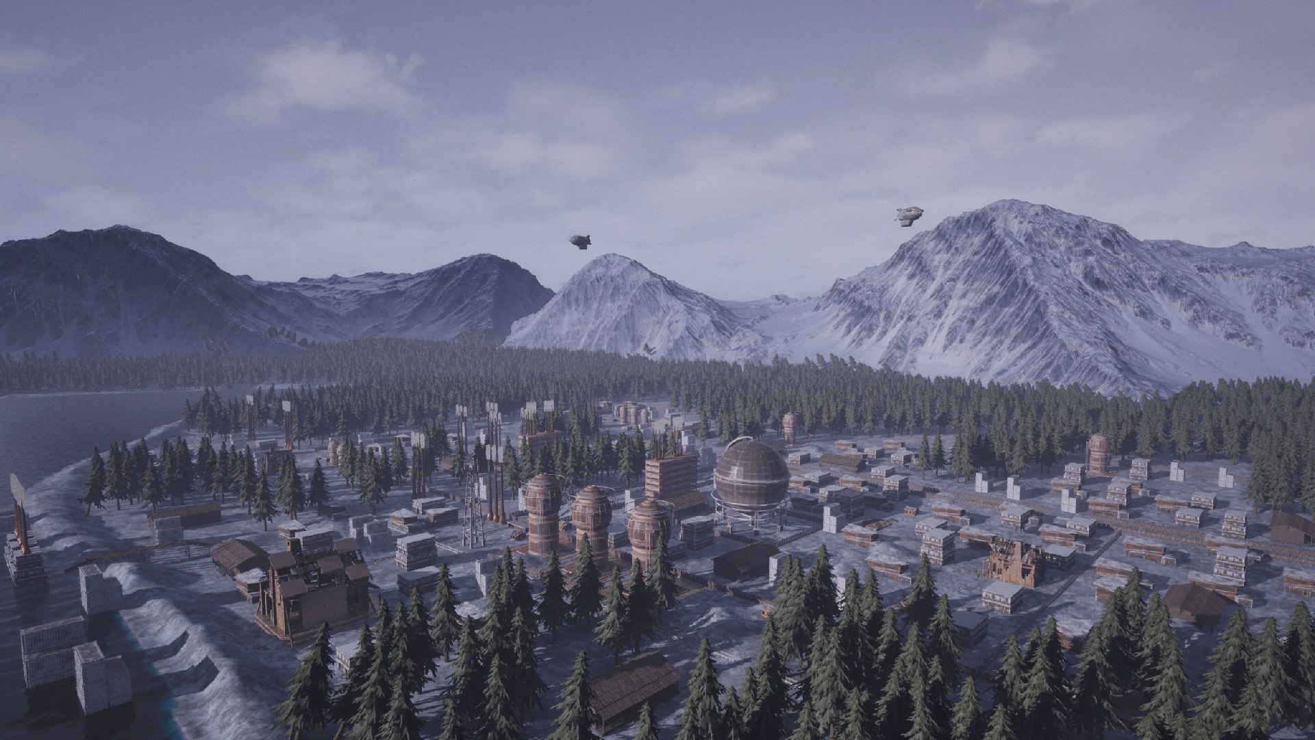3D Model Northern Industrial Sector - High-Detail Modular UE ...
