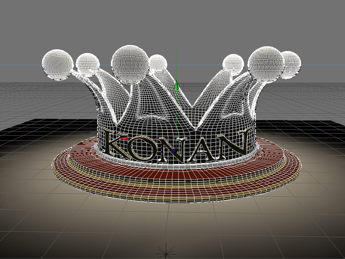 crown 3d c4d