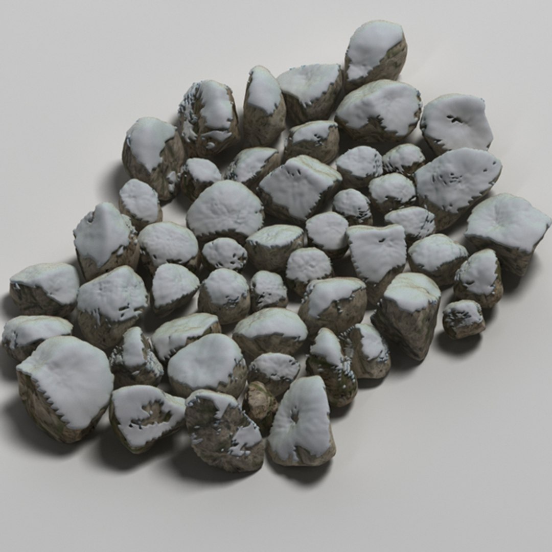 Obj Stone Snow