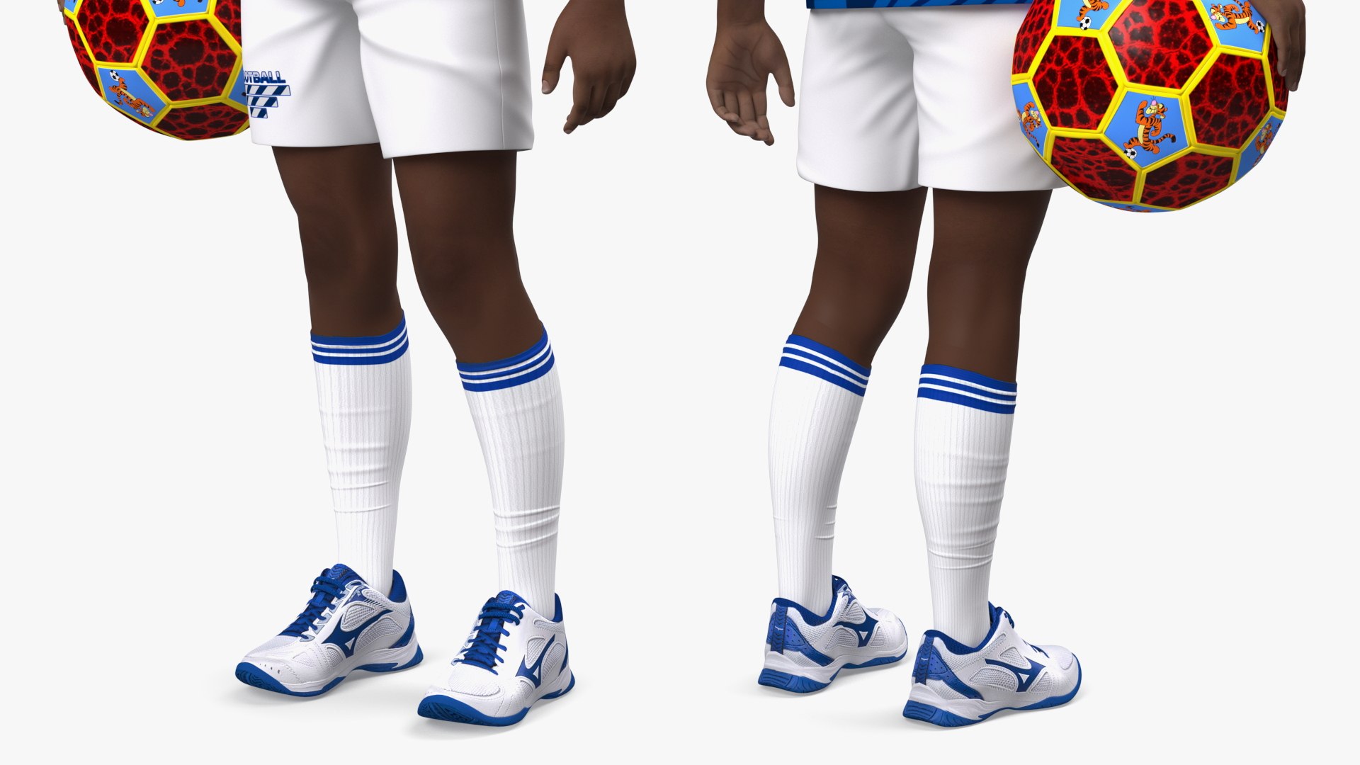 Black Child Boy Holding Ball model - TurboSquid 1955650