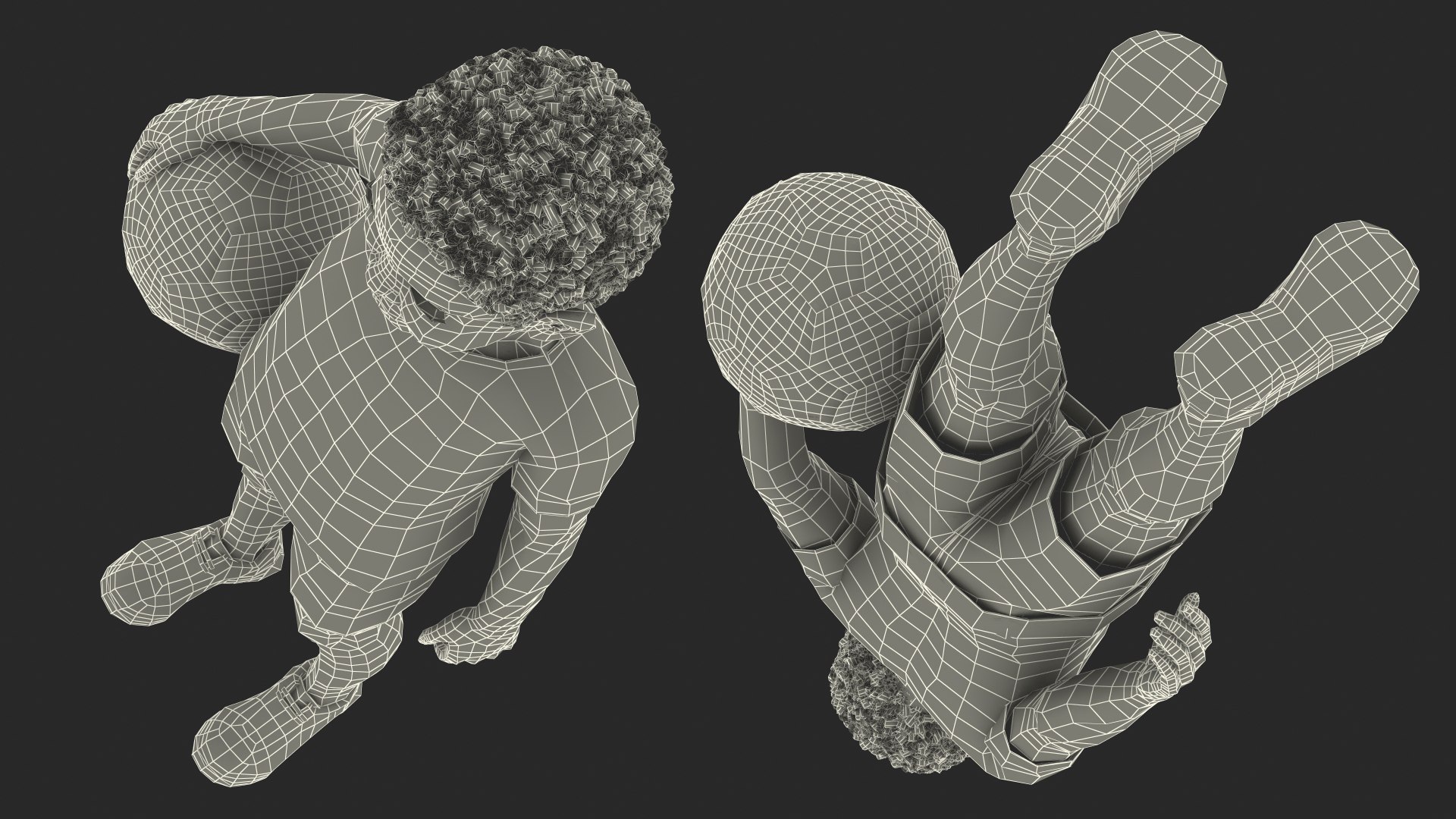 Black Child Boy Holding Ball model - TurboSquid 1955650