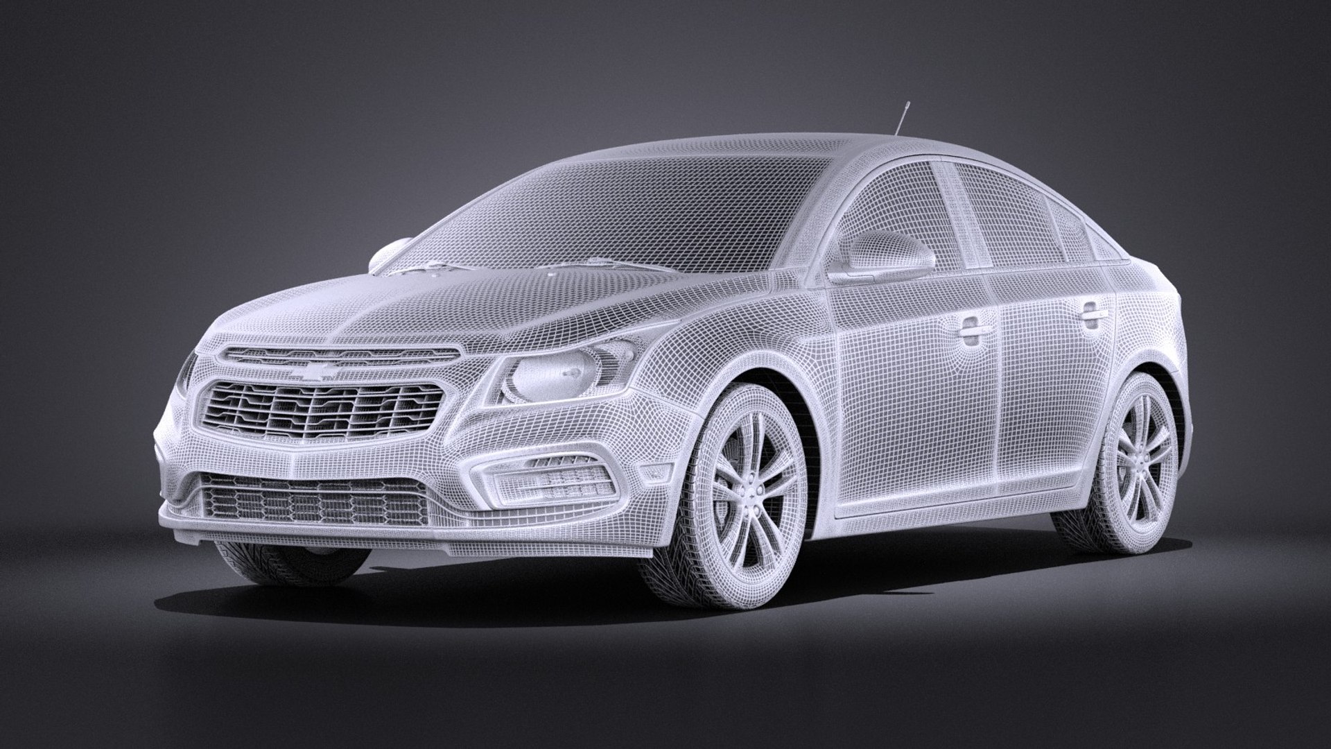 Chevrolet Cruze Sedan 3d Model