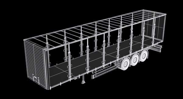3D model tautliner trailer - TurboSquid 1197920