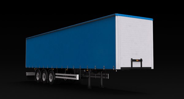 modelo 3d Remolque tautliner - TurboSquid 1197920