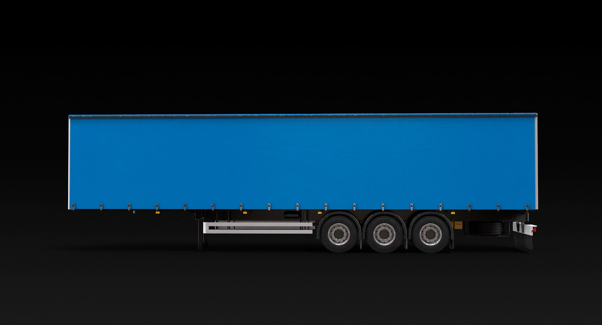 3D Model Tautliner Trailer - TurboSquid 1197920