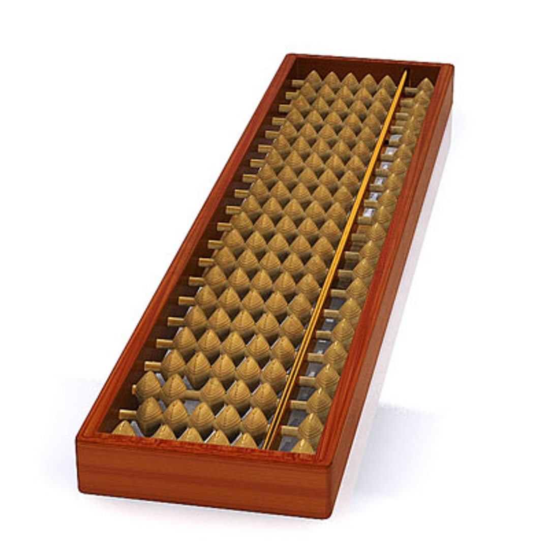 Cninese Counting Frame 3d Model