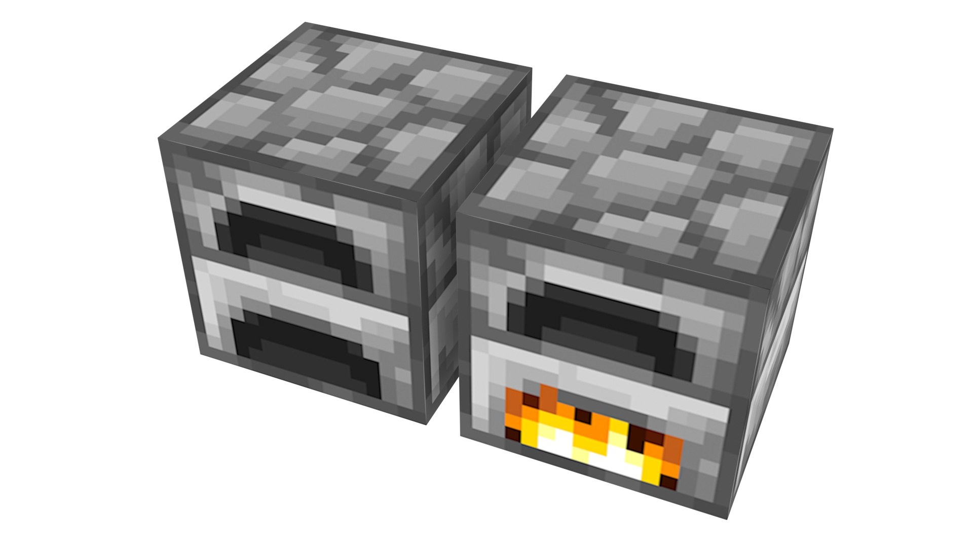 3D Minecraft Furnaces Model - TurboSquid 2362695