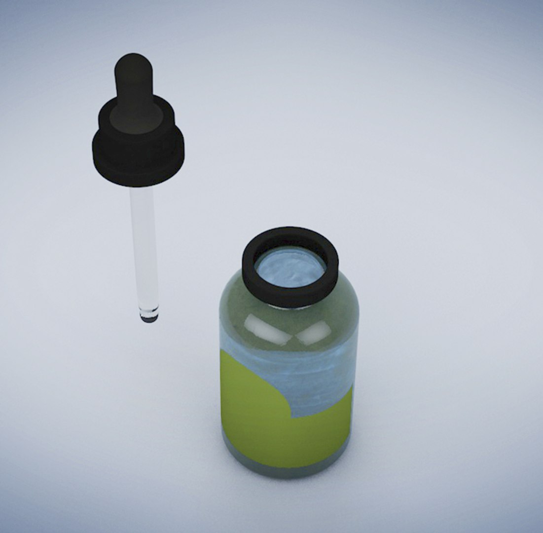 3D Dropper Bottle Model - TurboSquid 1407675