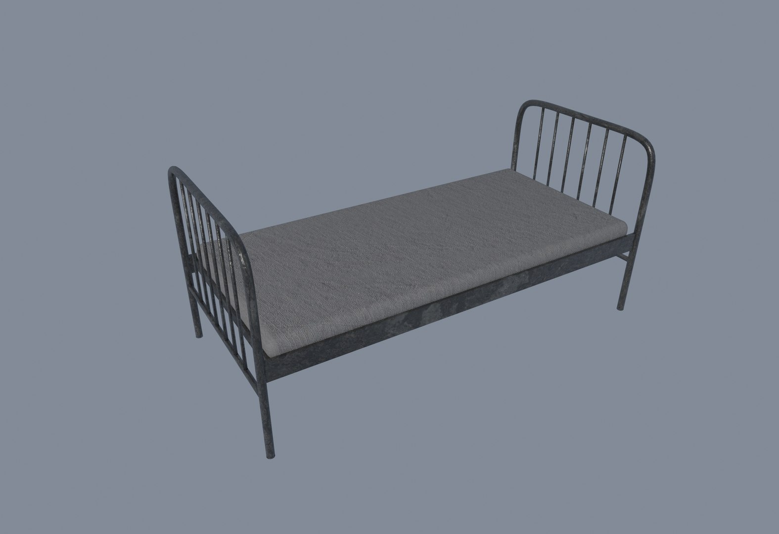 Prison Bed 3D Model - TurboSquid 1609468