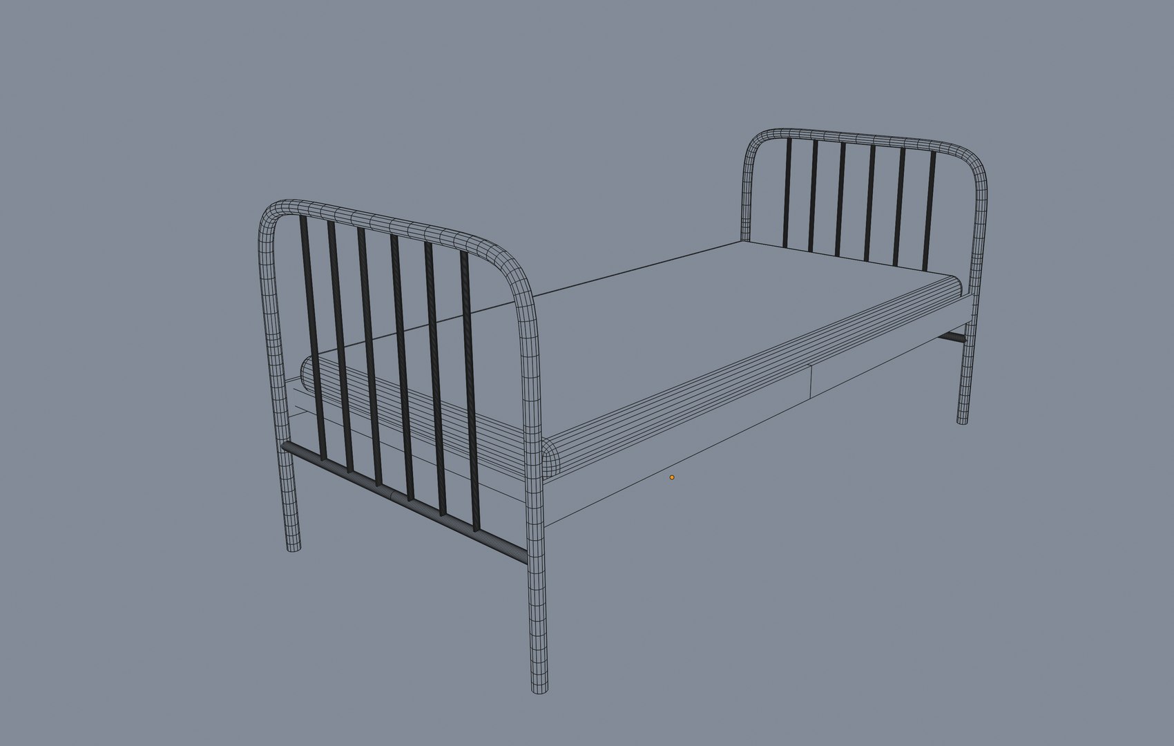 Prison Bed 3D Model - TurboSquid 1609468