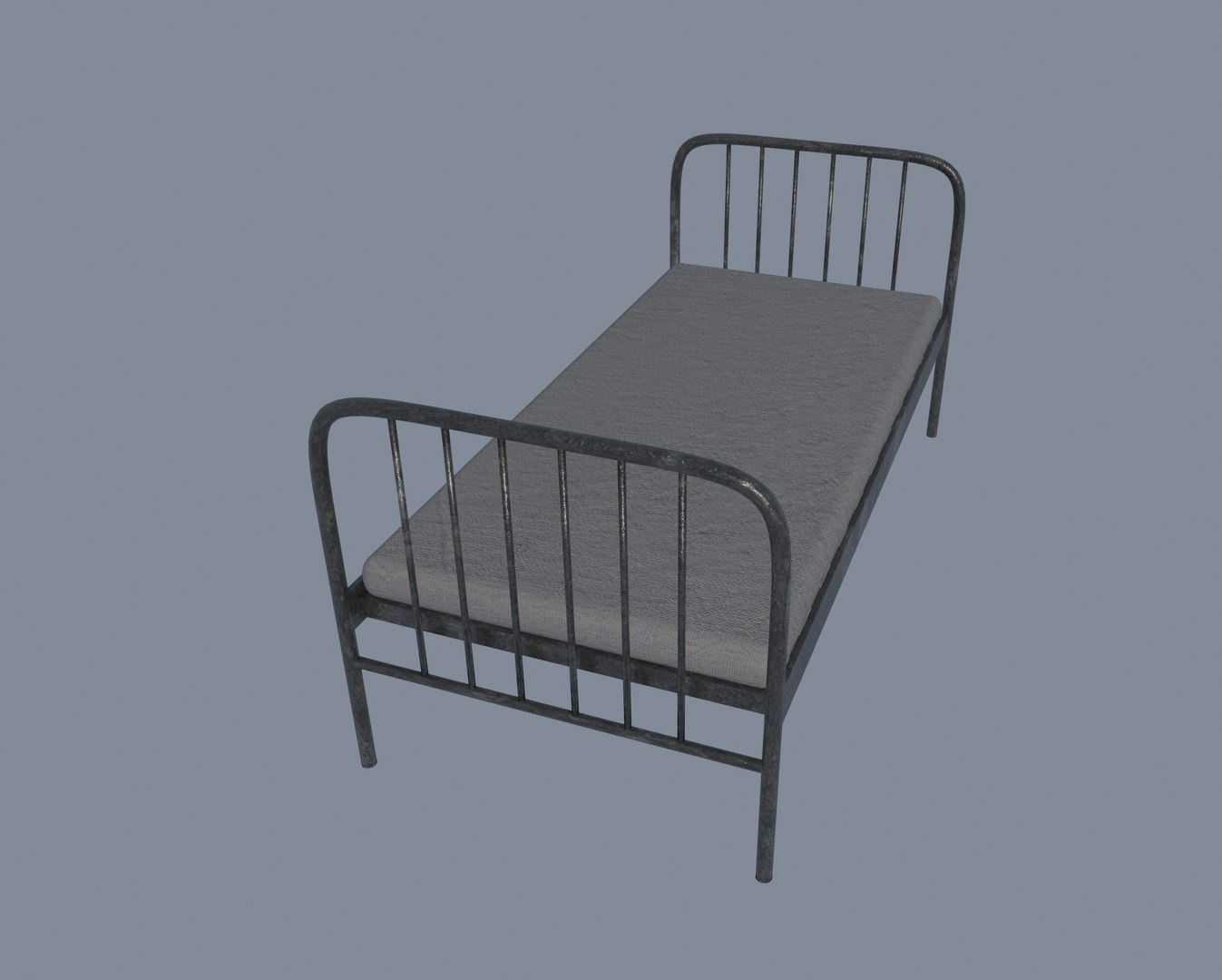 Prison Bed 3D Model - TurboSquid 1609468