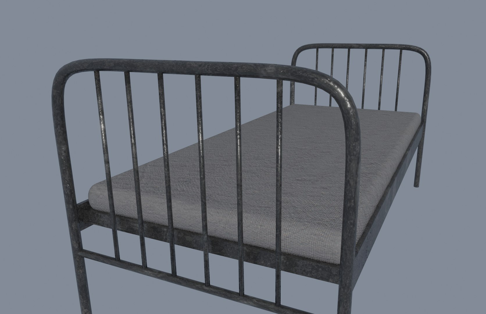 Prison Bed 3D Model - TurboSquid 1609468