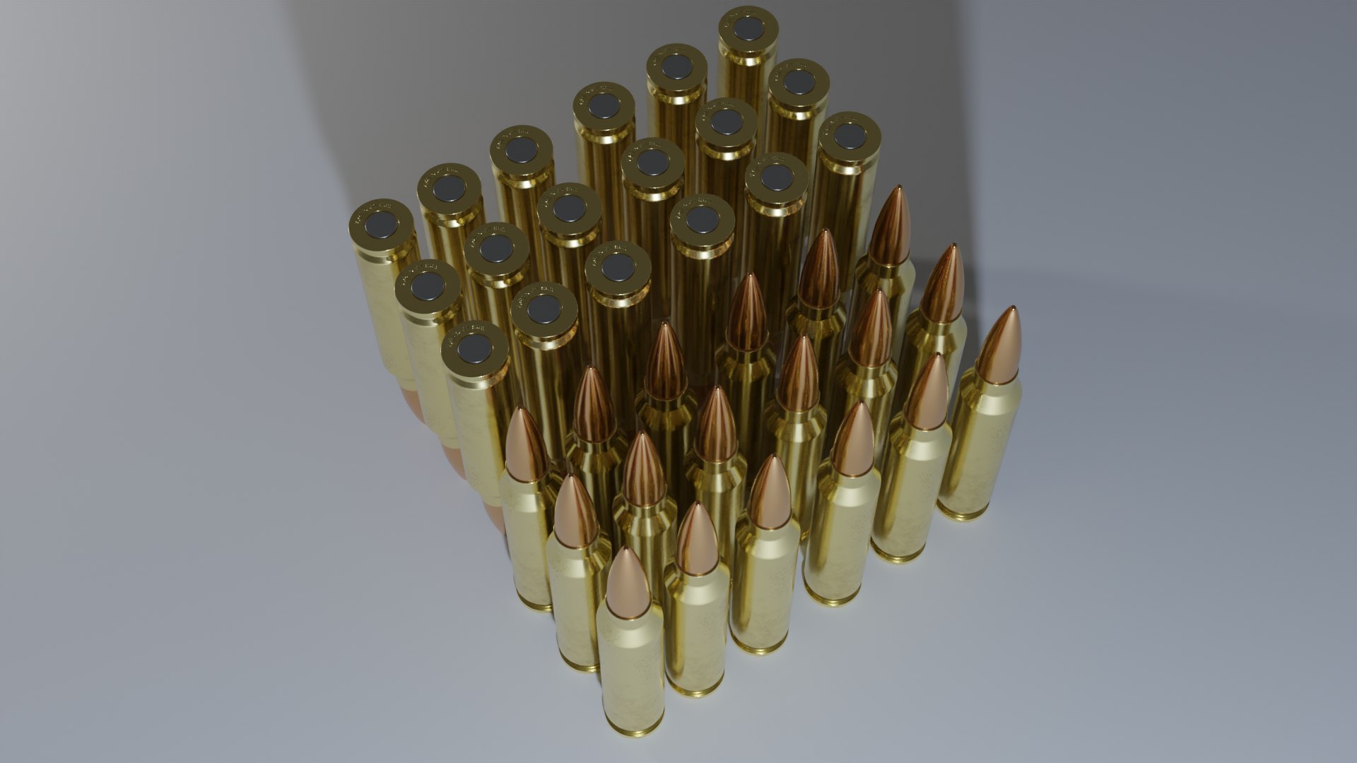 3D Ammo Bullet Case Model - TurboSquid 1682481