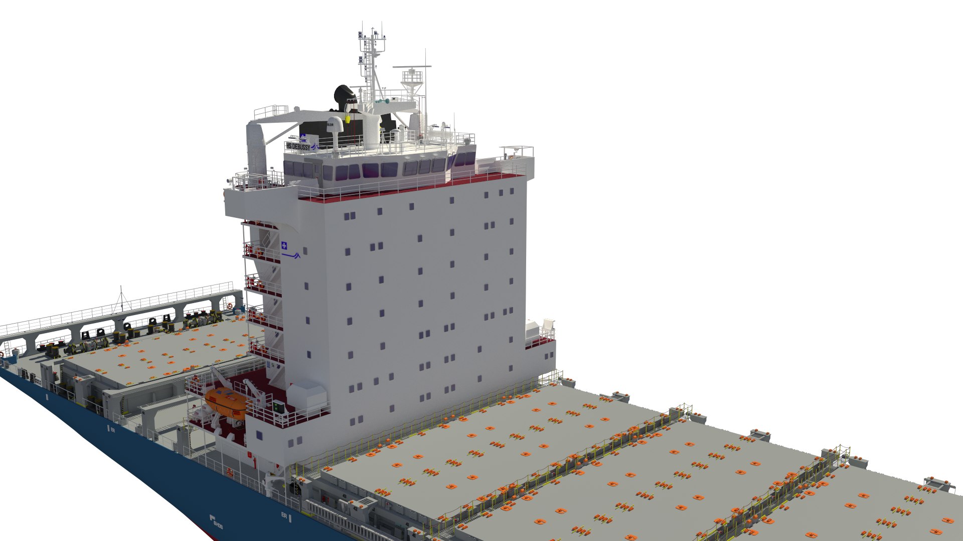 Container ship redshift 3D model - TurboSquid 1471485