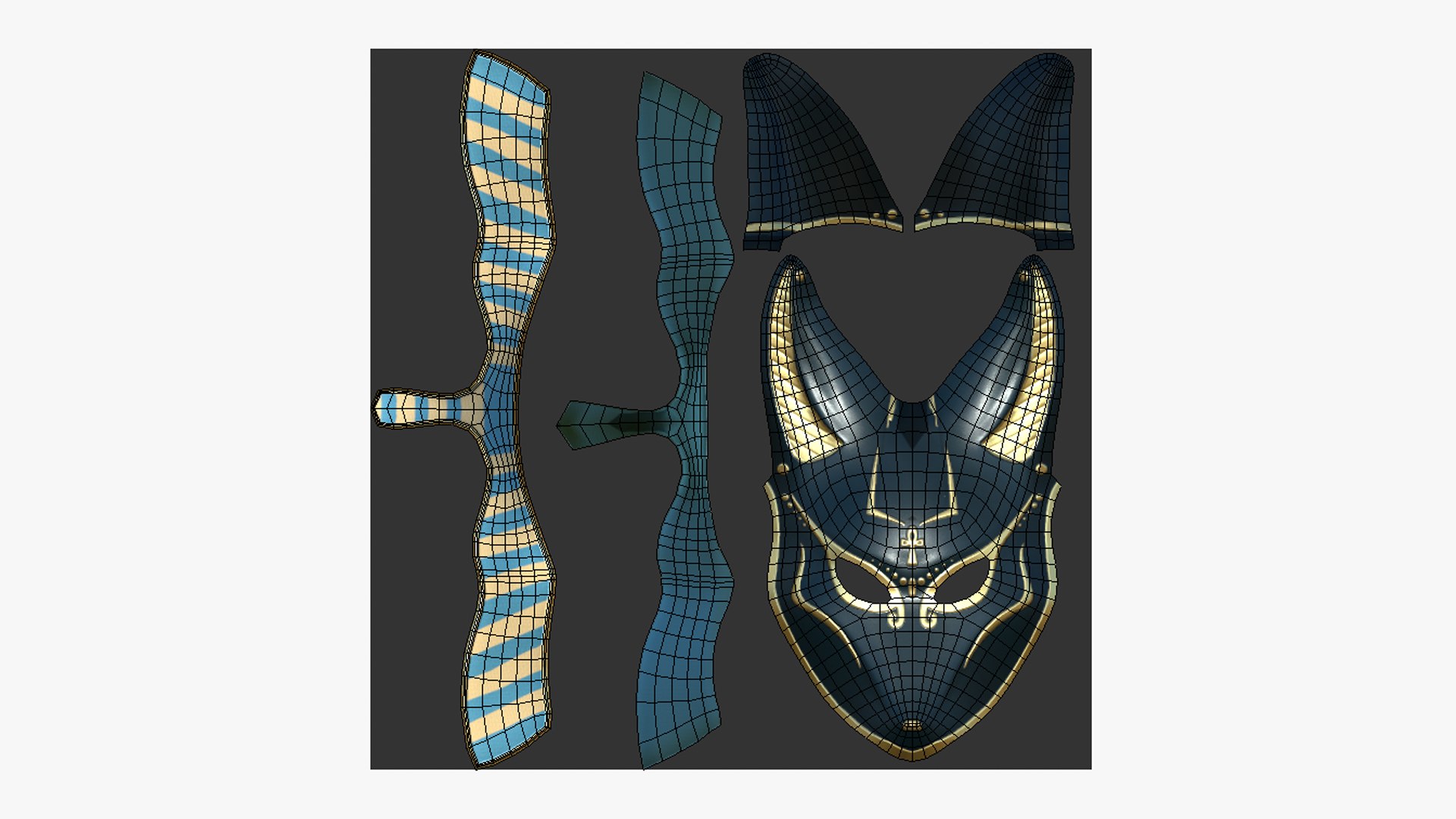 Anubis Mask A03 - Egyptian Gods Character Clothing Model - TurboSquid ...