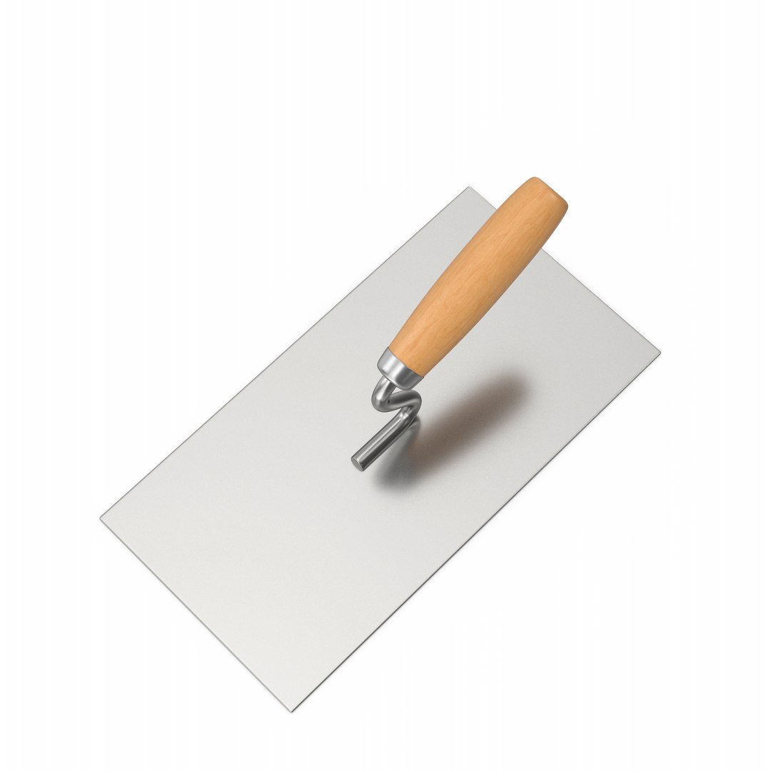 3D Metal Float With Wooden Handle model - TurboSquid 1937572