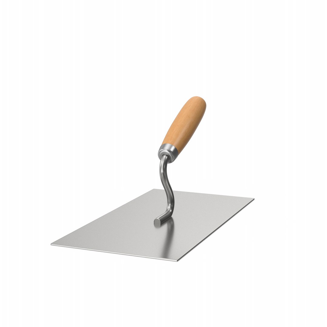 3D Metal Float With Wooden Handle model - TurboSquid 1937572