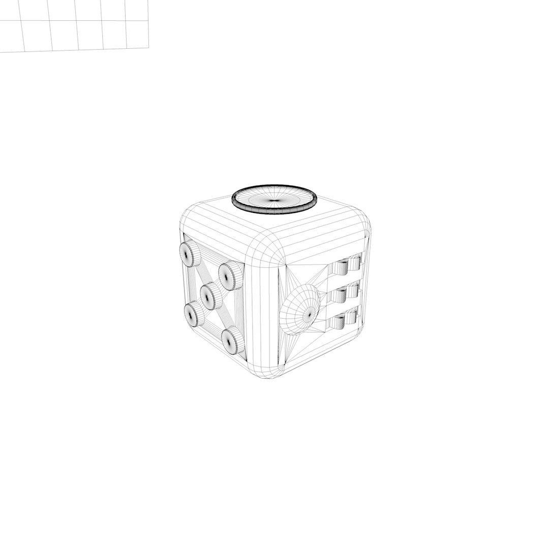 3D Fidget Cube - TurboSquid 1287742