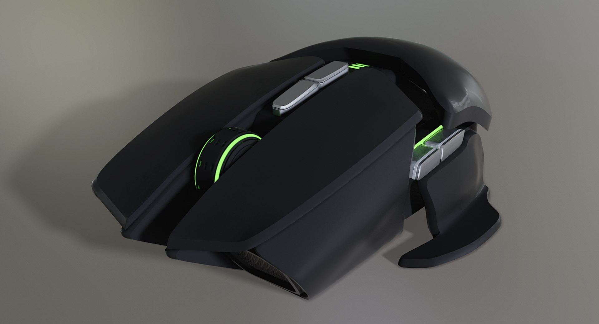 Razer Ouroboros Computer Mouse 3D Model - TurboSquid 1308323