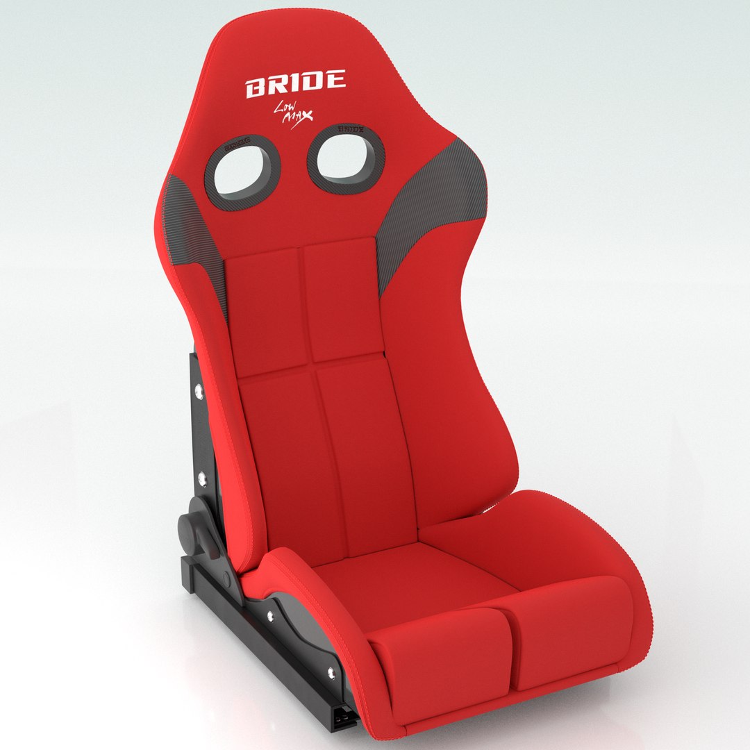 Bride Stradia III Reclining Sport Seat - Red 3D Model - TurboSquid 2026210