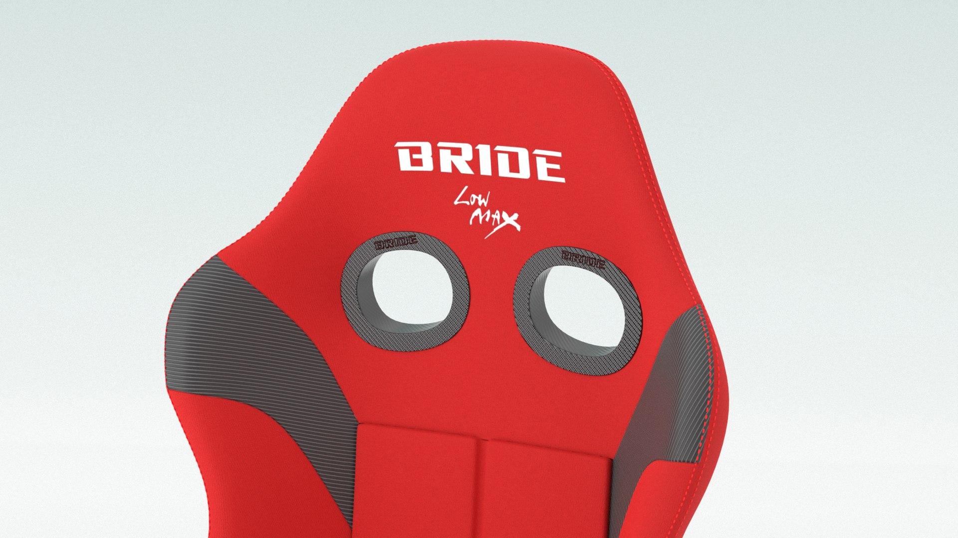 Bride Stradia III Reclining Sport Seat - Red 3D Model - TurboSquid 2026210