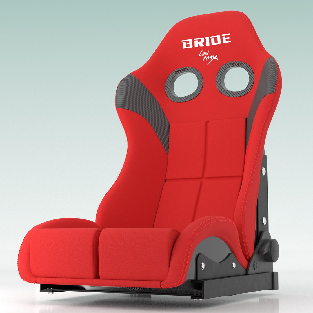 Bride Stradia III Reclining Sport Seat - Red 3D Model - TurboSquid 2026210