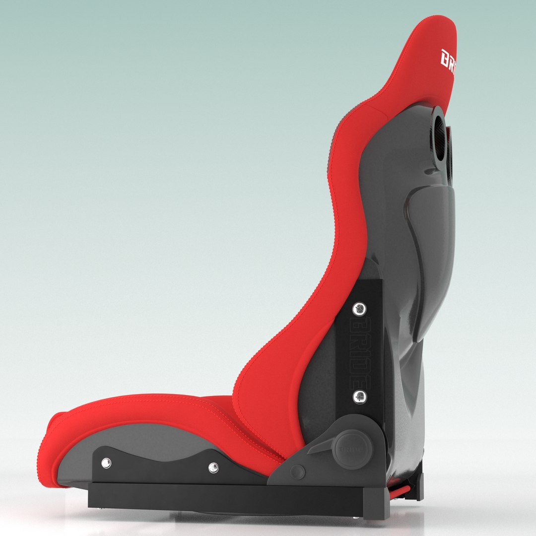 Bride Stradia III Reclining Sport Seat - Red 3D Model - TurboSquid 2026210