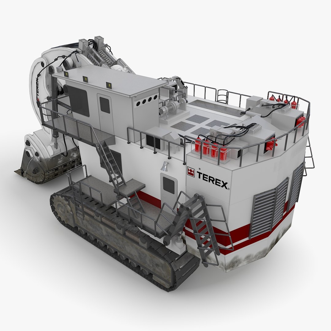 Excavator Terex Rh400 Industrial 3D | 1146803 | TurboSquid