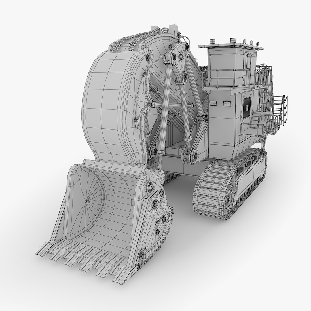 Excavator Terex Rh400 Industrial 3D | 1146803 | TurboSquid