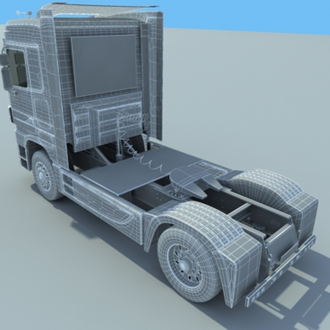 Mercedes Benz Actros 3d 3ds