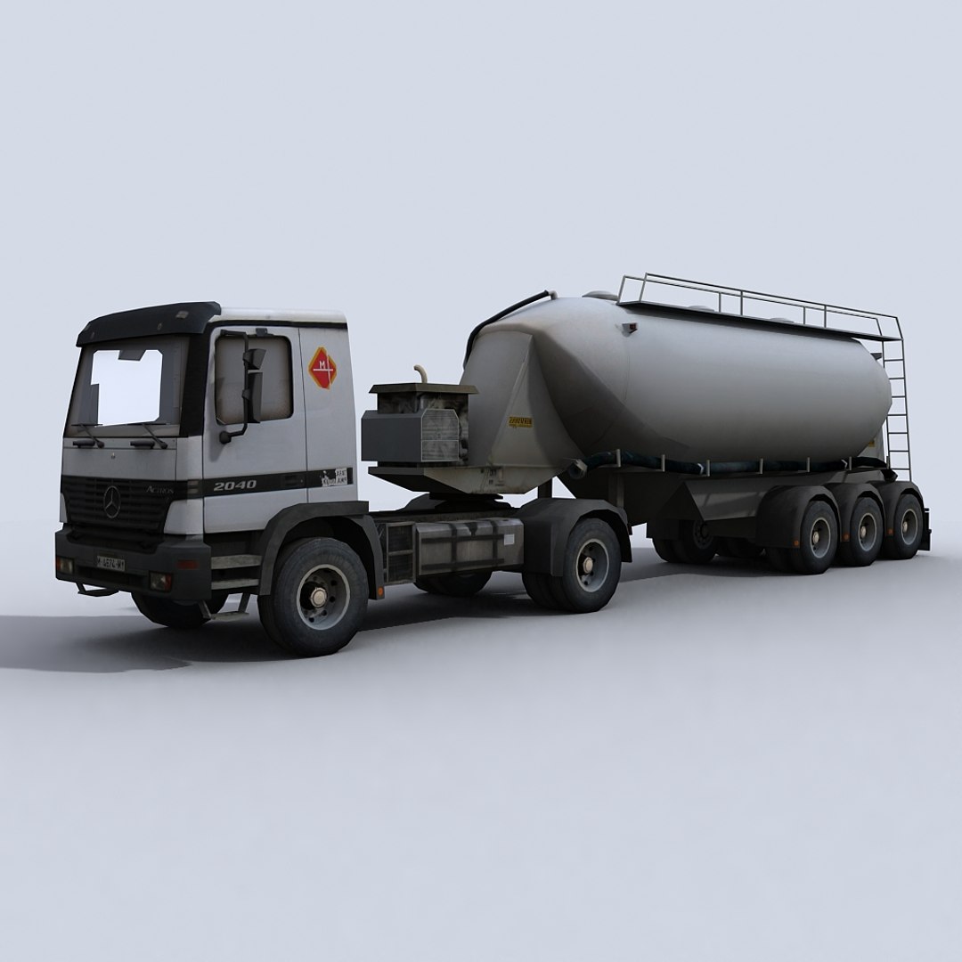 Tanker Truck 3d Model