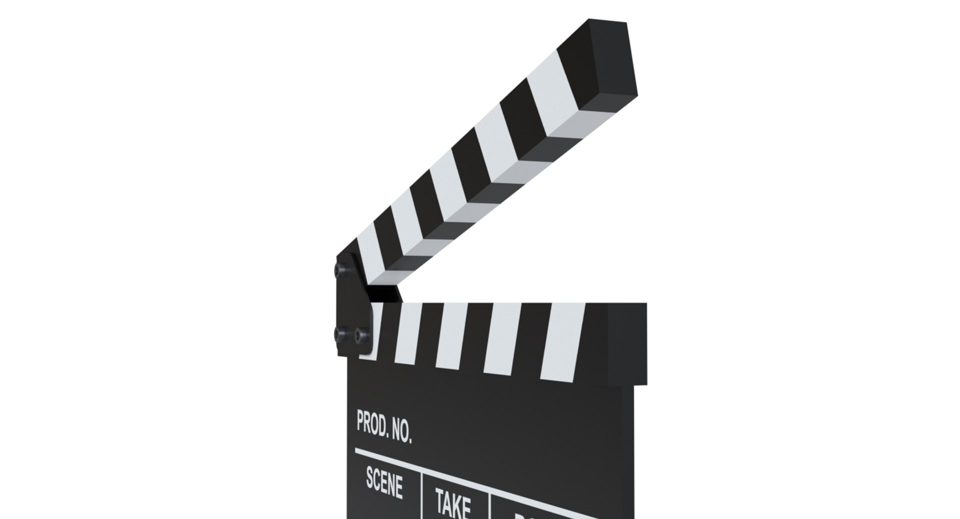 Clapperboard Clapper 3D Model - TurboSquid 1530875