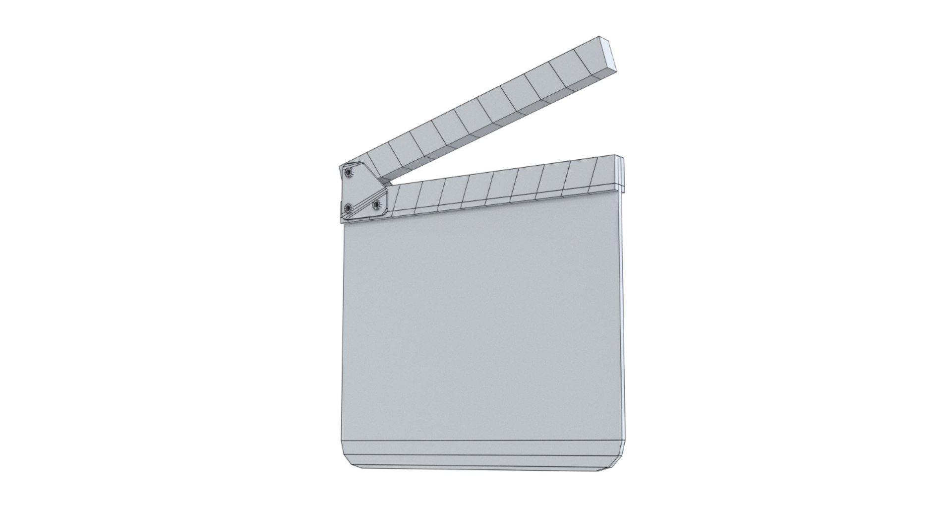 Clapperboard Clapper 3D Model - TurboSquid 1530875