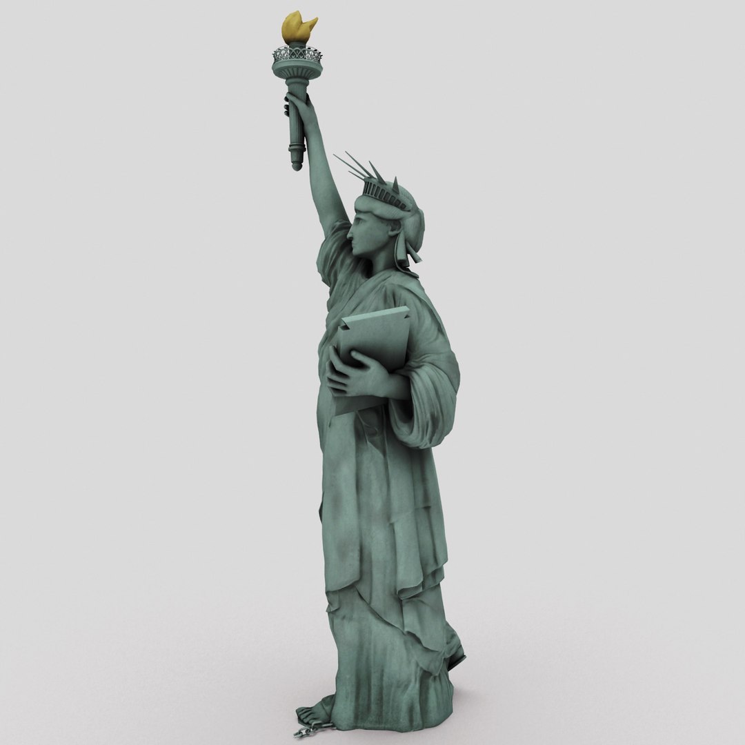 Statue Liberty Body 3ds
