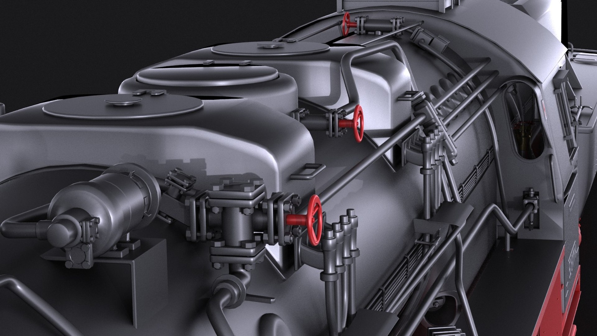 Locomotive Br-52 Steam 3D Model | 1145180 | TurboSquid