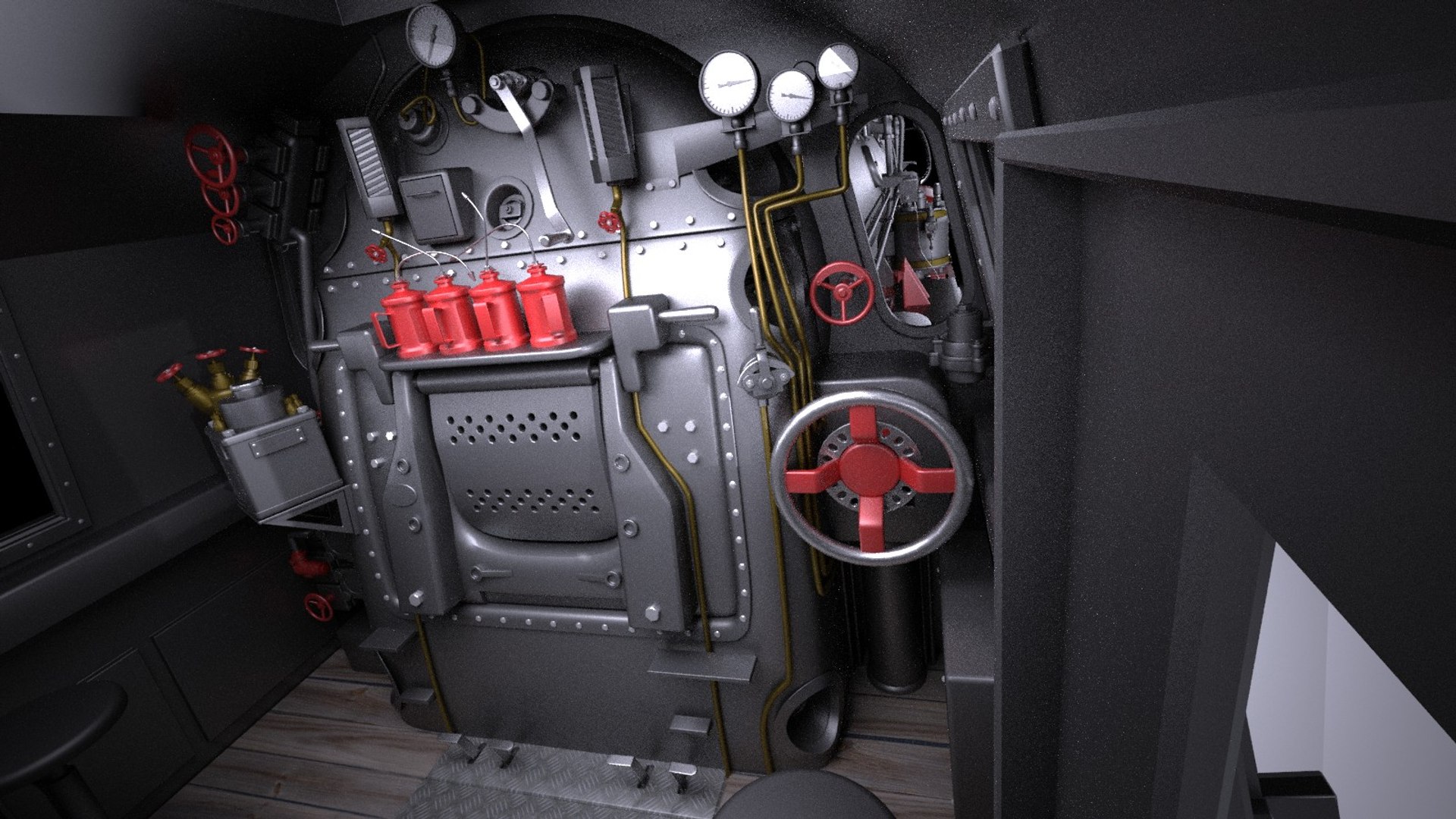 Locomotive Br-52 Steam 3D Model | 1145180 | TurboSquid