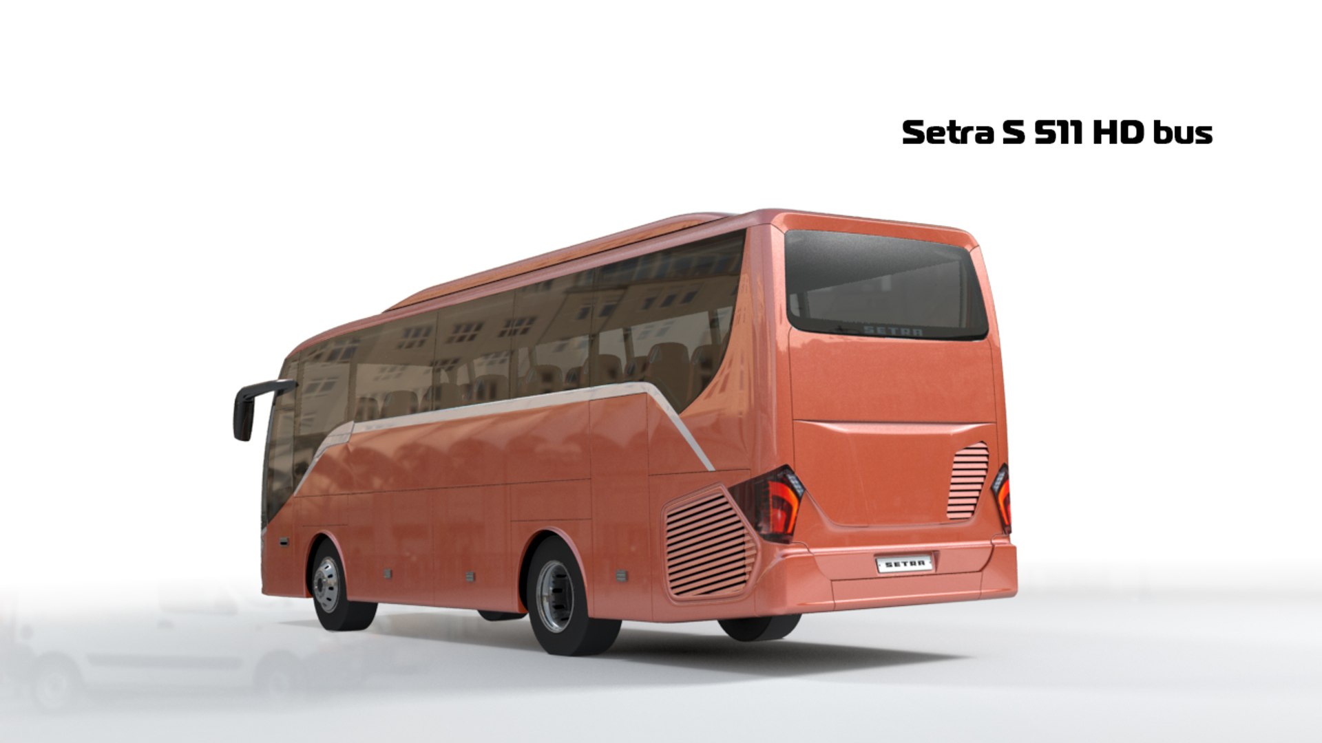 bus setra 3d max