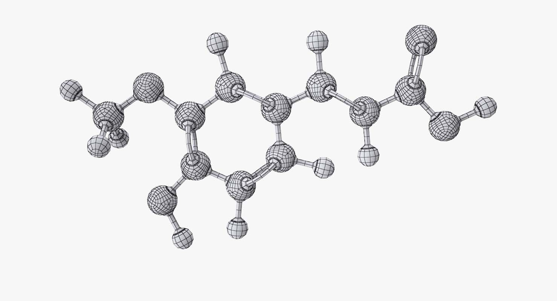 Ferulic Acid 3D Model - TurboSquid 1156722
