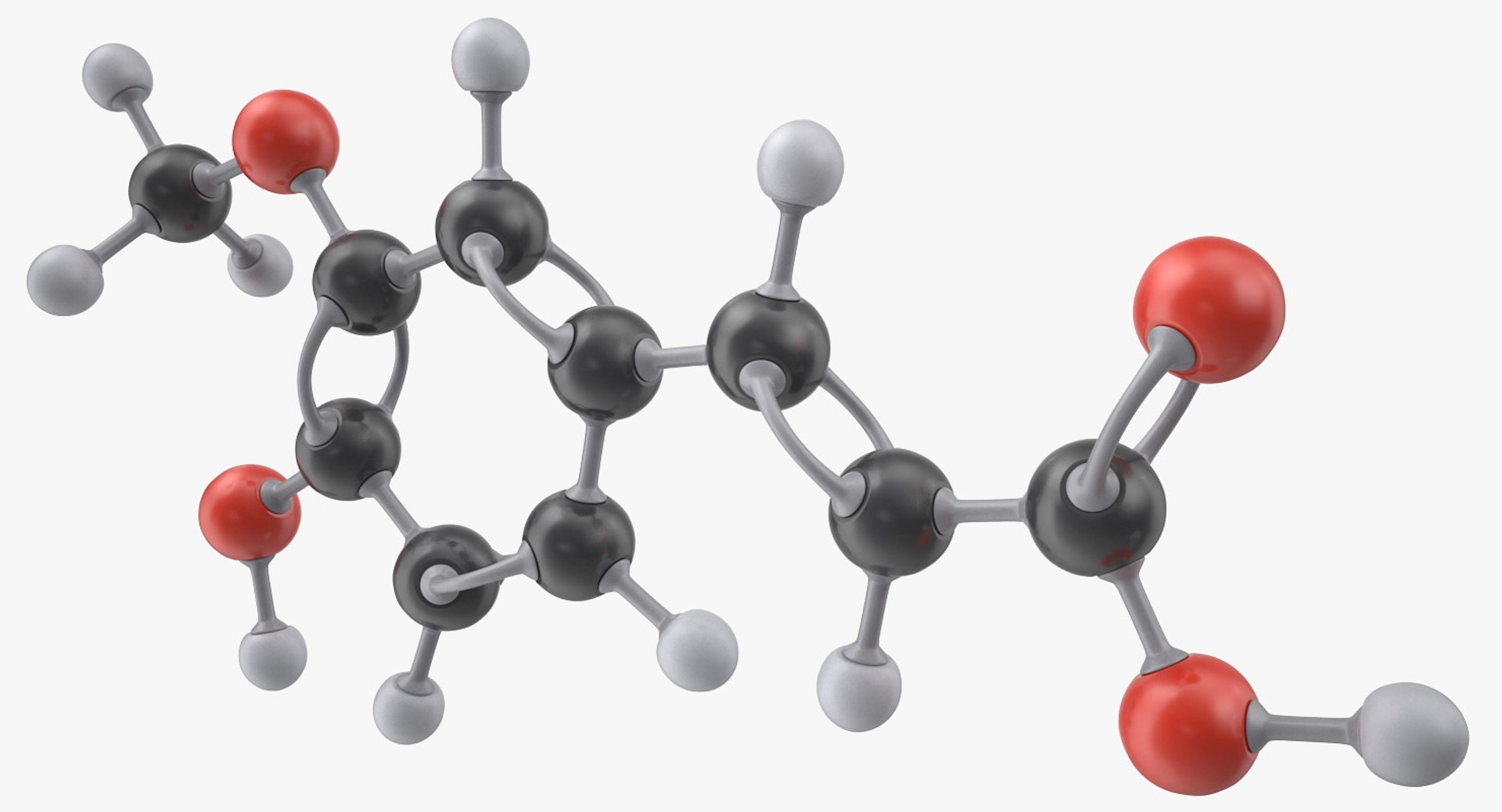Ferulic Acid 3D Model - TurboSquid 1156722