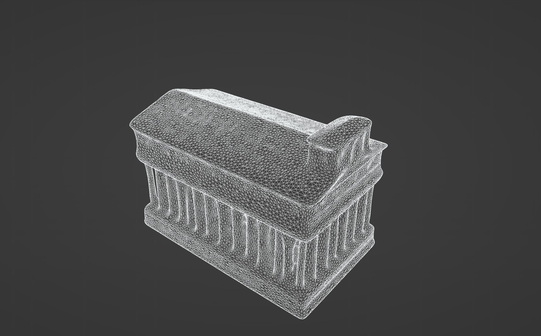 3D Classical Ancient Temple Architectural Model model - TurboSquid 2173281