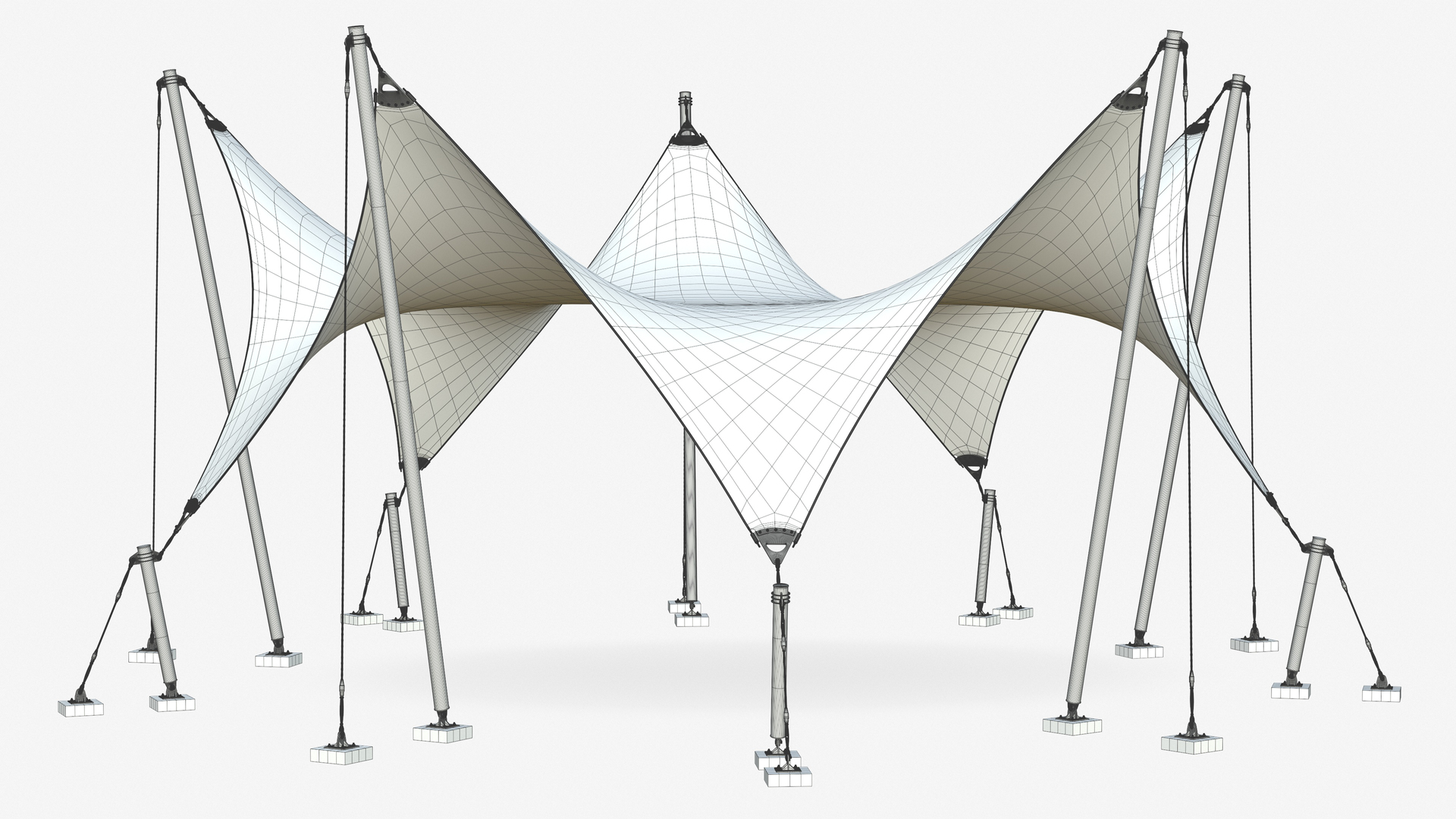 3D Tensile Structures V79 model - TurboSquid 1920113