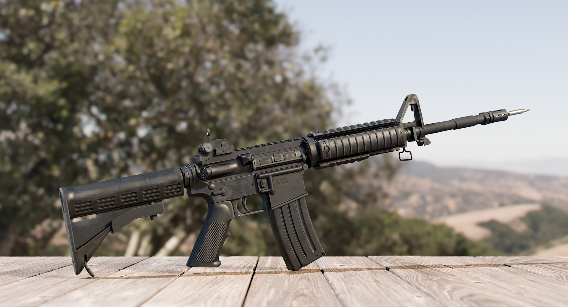 Carbine m4a1 model - TurboSquid 1380854